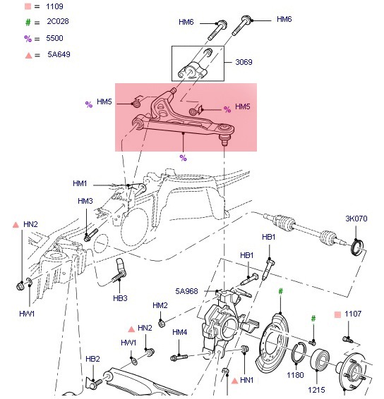 Обновление ходовки — Ford Explorer (3G), 4 л, 2002 года | запчасти | DRIVE2
