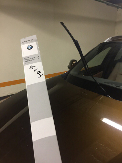 61612158219 Комплект щеток стеклоочистителя BMW | Запчасти на DRIVE2