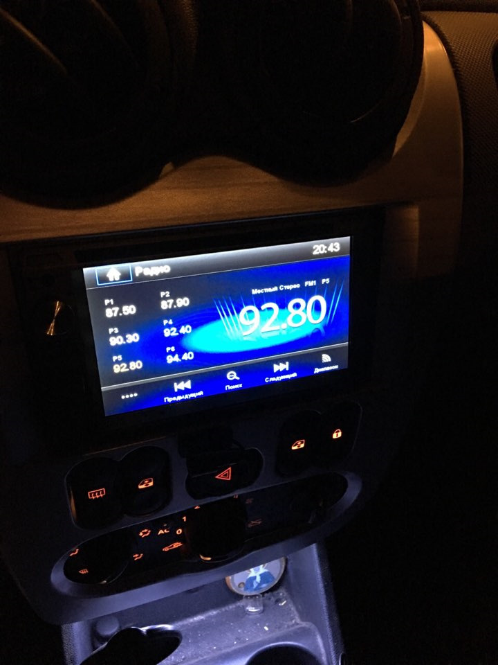 Установил магнитолу 2-din в свой Логан — DRIVE2