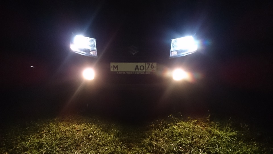 MTF Aurum H11 в ПТФ — Suzuki Grand Vitara (2G), 2,4 л, 2008 года ...