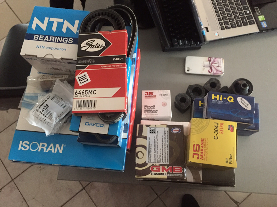 Все для ТО двигателя — Mitsubishi Nativa, 3 л, 2004 года | расходники ...