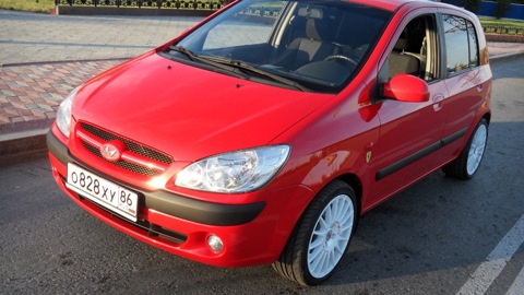 Hyundai Getz 1.6 бензиновый 2008 | Red Ferrari на DRIVE2
