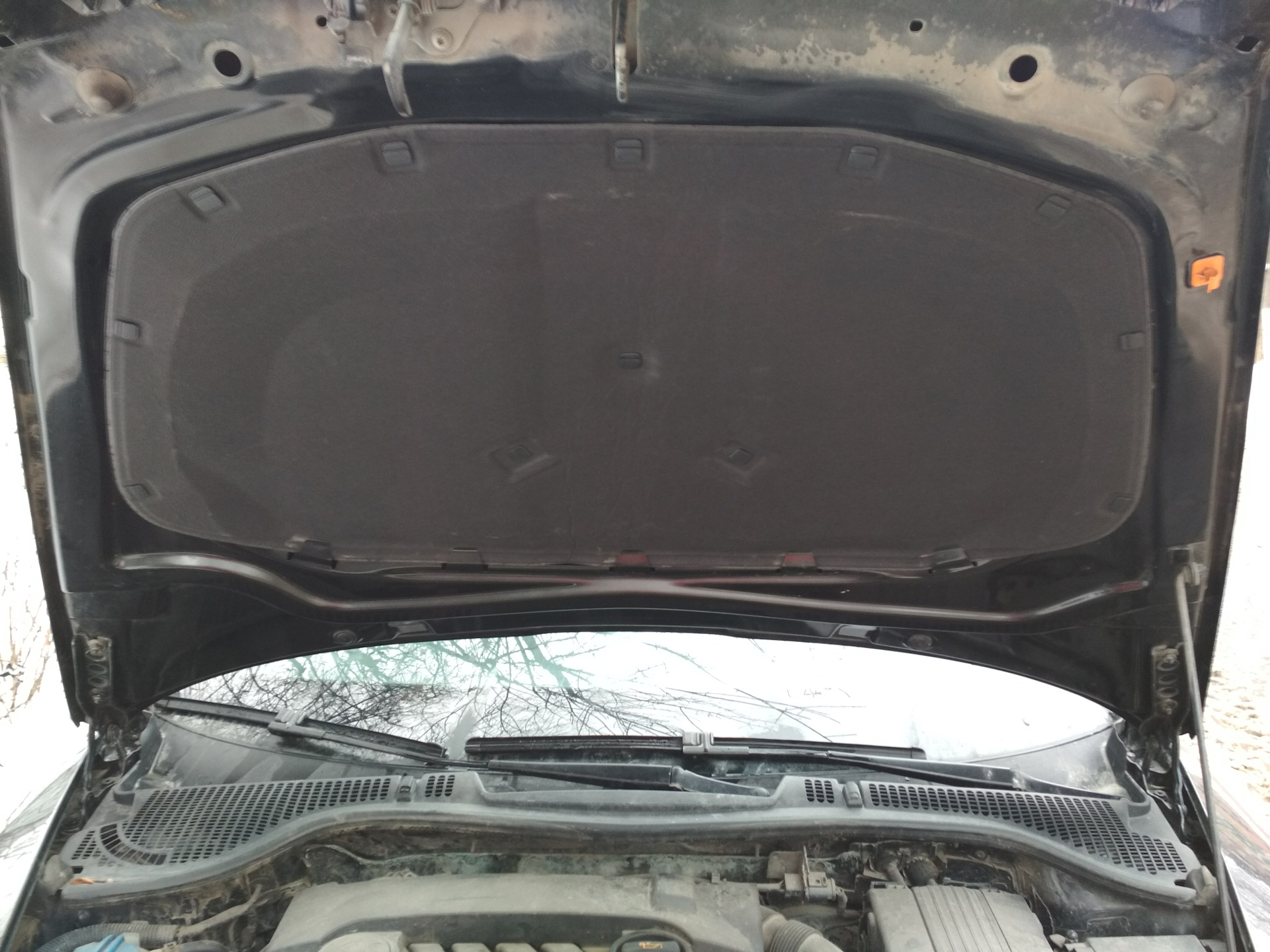 Шумоизоляция капота)))) — Skoda Octavia A5 Mk2, 1,6 л, 2008 года ...