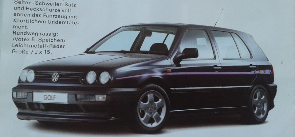 Votex high sport — Volkswagen Golf GTI Mk3, 2 л, 1997 года | стайлинг ...