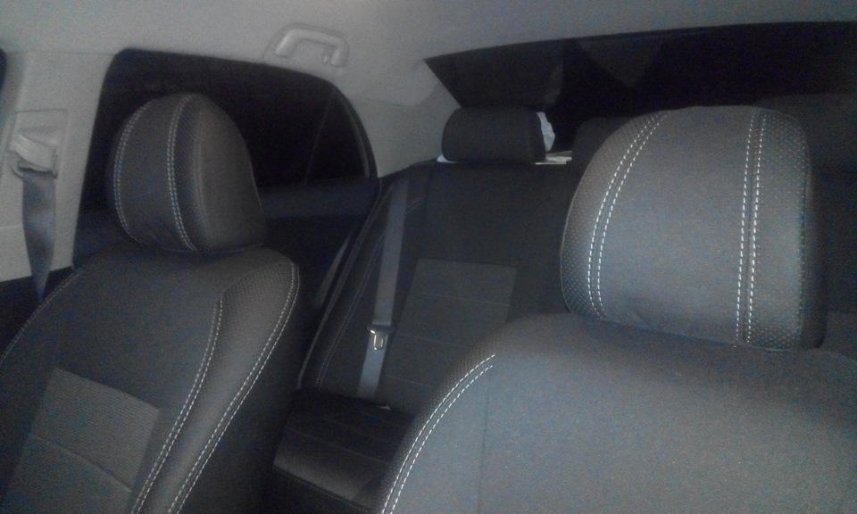 Чехлы для красотки — Toyota Corolla (140/150), 1,6 л, 2008 года ...