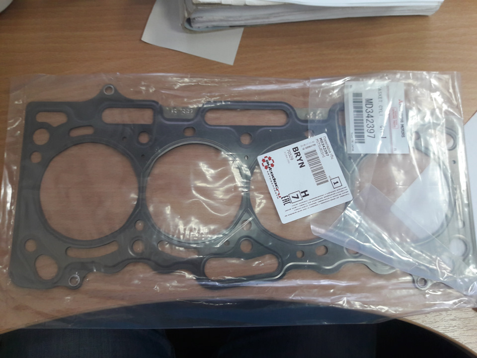 Замена колец — Mitsubishi Lancer IX, 1,6 л, 2005 года | визит на сервис ...