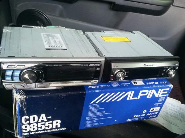 Pioneer 88 —> Alpine 9855 — Ford Focus Hatchback II, 2 л, 2006 года ...