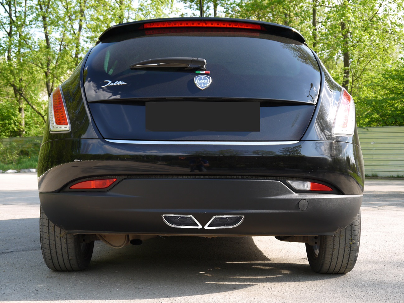 Выхлоп (псевдо или как)) — Lancia Delta III, 1,4 л, 2010 года ...