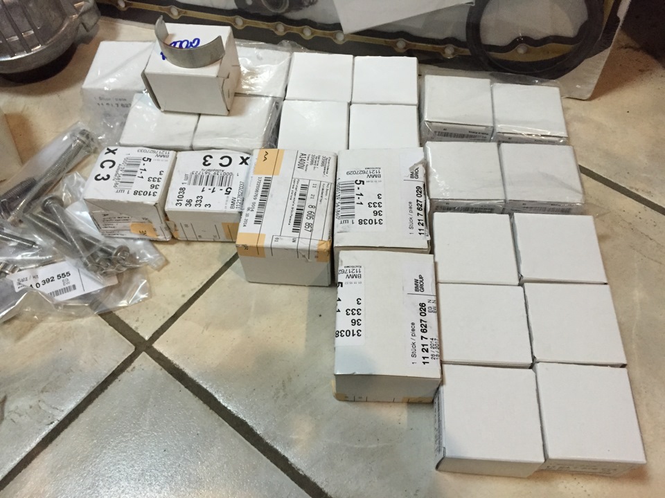 11217627029 Вкладыш подшипника yellow 65,00MM(0) BMW | Запчасти на DRIVE2