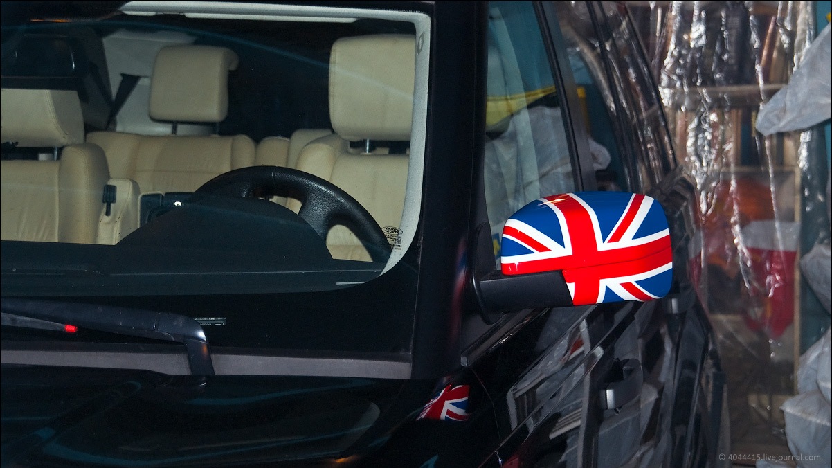 Union Jack — Land Rover Range Rover Sport (1G), 3,6 л, 2008 года ...