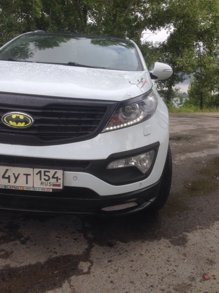 White knight — KIA Sportage (3G), 2 л, 2012 года | фотография | DRIVE2