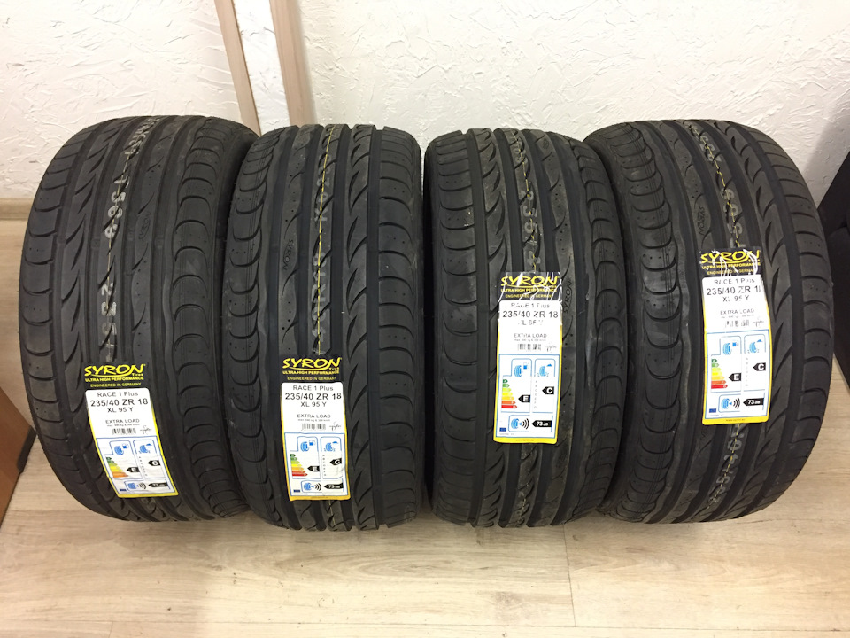 235/40 R18 95W XL Syron Race 1 Plus (Германия) 6500 руб ...