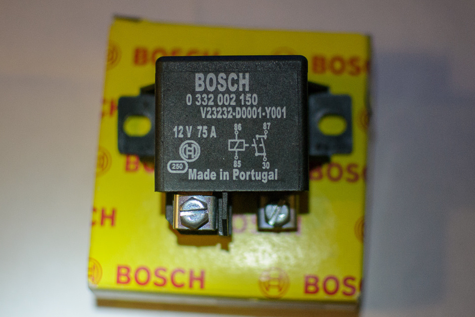 0332002150 РЕЛЕ МОЩНОСТИ 12В 75А BOSCH | Запчасти на DRIVE2
