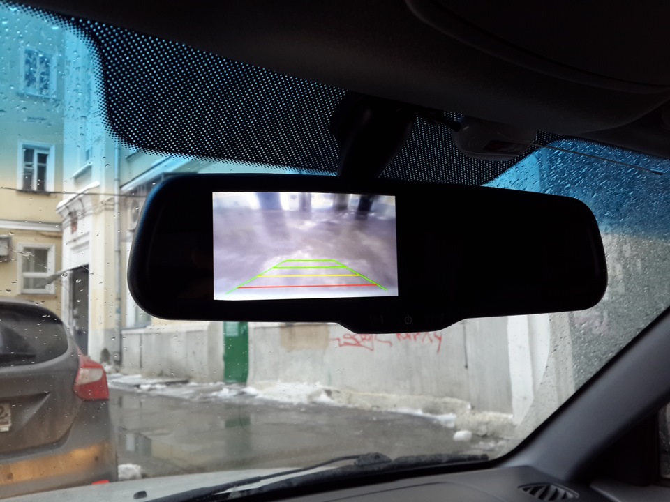 Камера заднего вида и зеркало — Hyundai Elantra (3G), 1,8 л, 2005 года ...