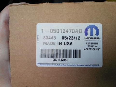 05013470AD Фильтр акпп Chrysler | Запчасти на DRIVE2