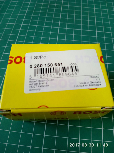 0280150651 Форсунка бензиновая BOSCH | Запчасти на DRIVE2