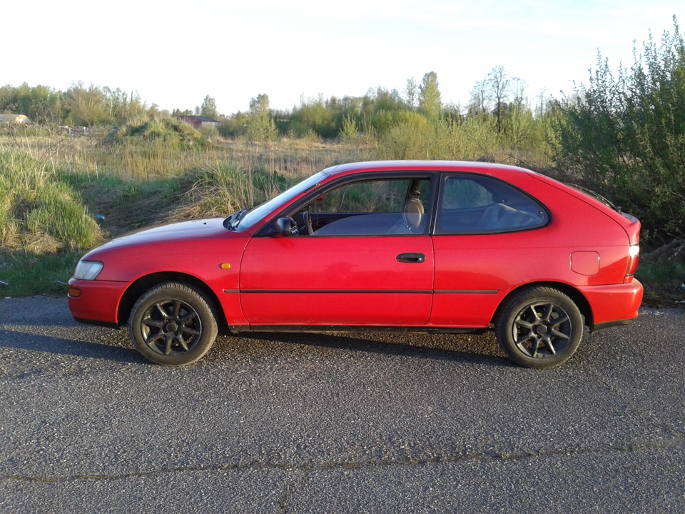 как выглядила сначала, и как сейчас — Toyota Corolla (100), 1,3 л, 1994 ...