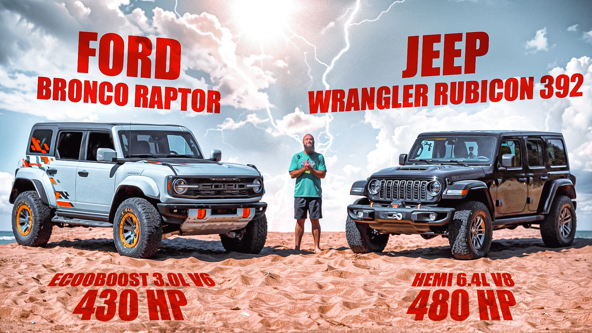 FORD против JEEP | BRONCO RAPTOR VS RUBICON 392 — Пикап-Центр Макса ...