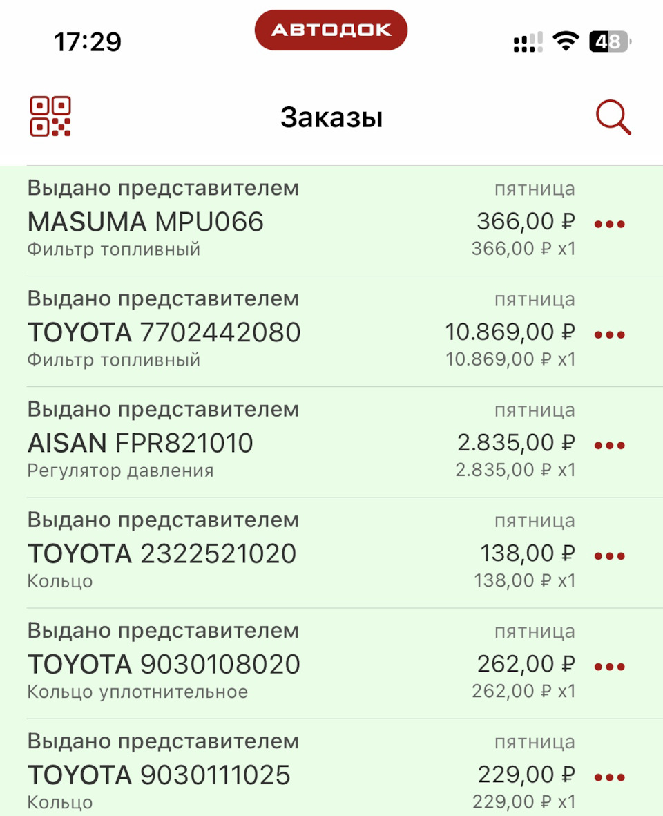 7702442080 Фильтр топливный Toyota RAV4 TOYOTA LEXUS | Запчасти на DRIVE2