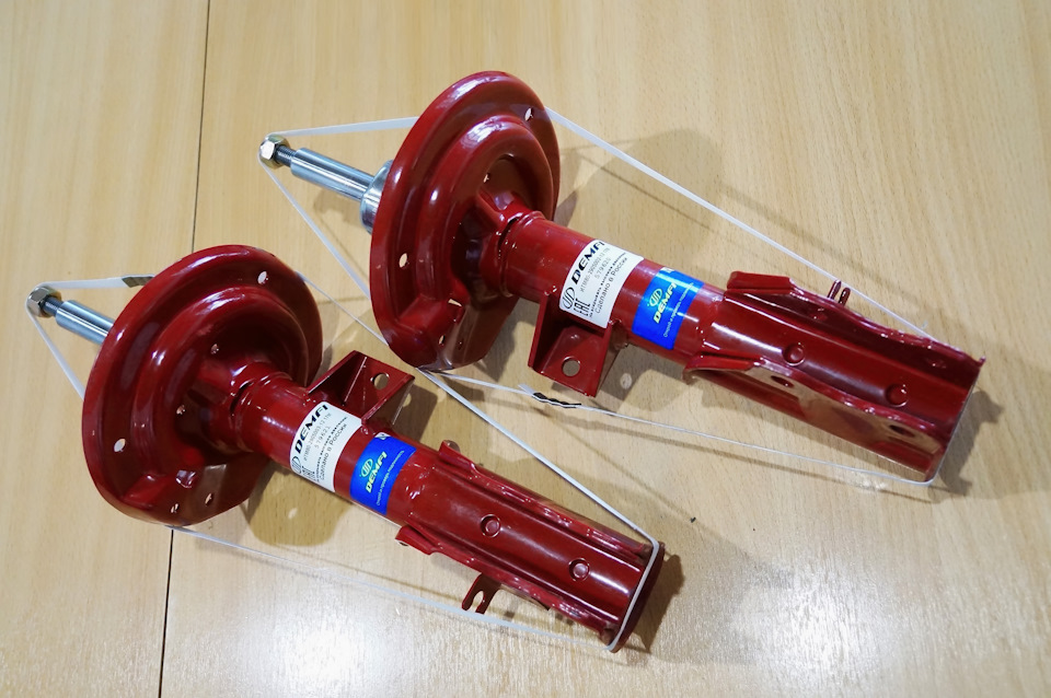 Ставим стоики Demfi Премиум + пружины Eibach занижение -30. Часть 1 ...