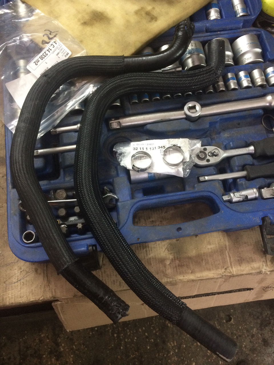 32111131345 Хомут крепления шланга BMW | Запчасти на DRIVE2