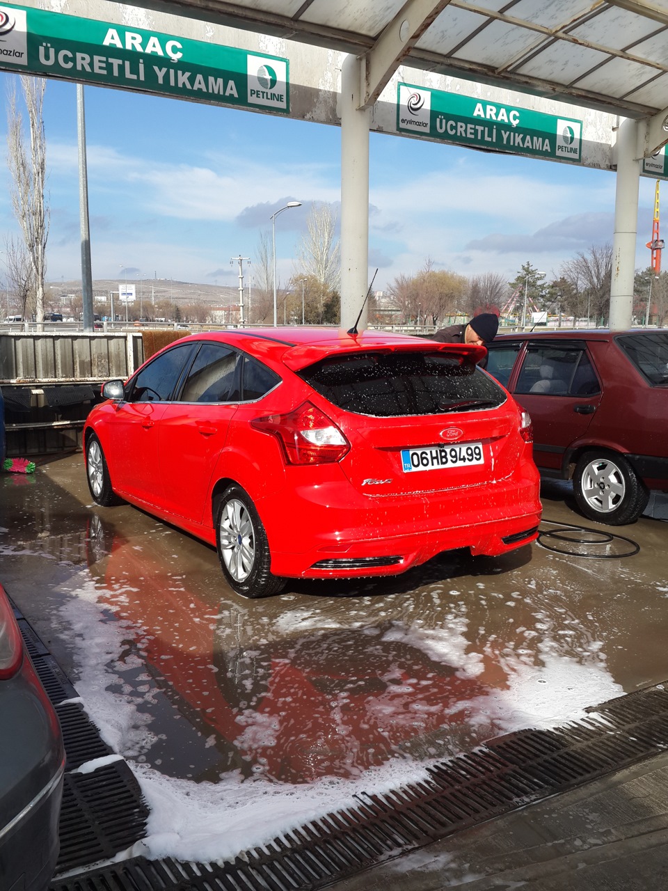 Race Red Focus ST — Ford Focus Hatchback III, 1,6 л, 2014 года | мойка ...