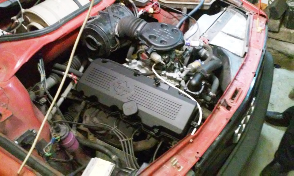 подогнали полосатую клапанку))) — Москвич 2141, 1,7 л, 1997 года ...