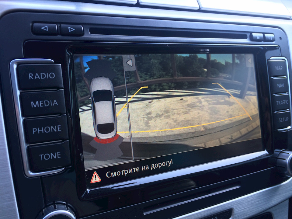 Камера заднего вида. — Volkswagen Passat CC, 3,6 л, 2009 года ...