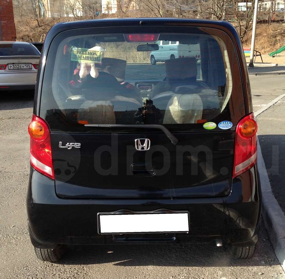 Тонировка — Honda Life (JB5/JB6/JB7/JB8), 0,7 л, 2009 года | стайлинг | DRIVE2