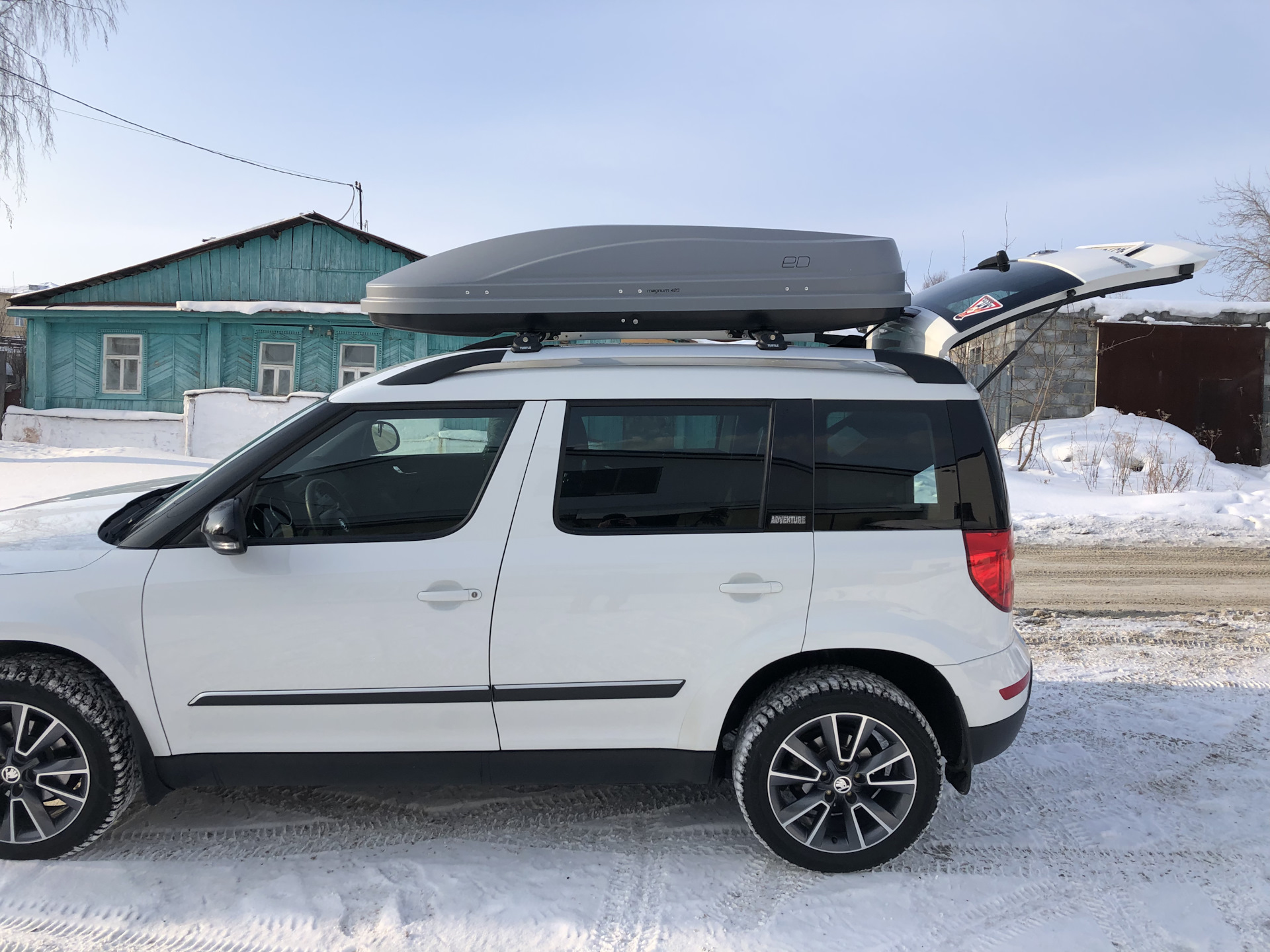 Skoda Yeti & Turtle AIR & Magnum 420 — Skoda Yeti, 1,6 л, 2017 года ...