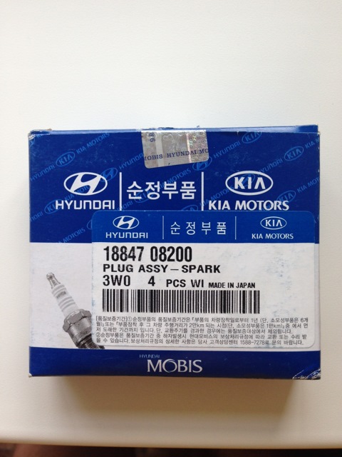 1884708200 Свеча зажигания KIA HYUNDAI | Запчасти на DRIVE2