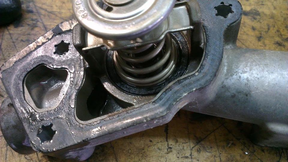 Замена термостата. — Opel Vectra C, 2,8 л, 2006 года | визит на сервис ...