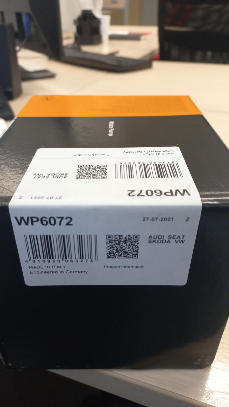 Contitech CT1139WP6 — Skoda Octavia Combi A5 Mk2, 1,6 л, 2011 года ...