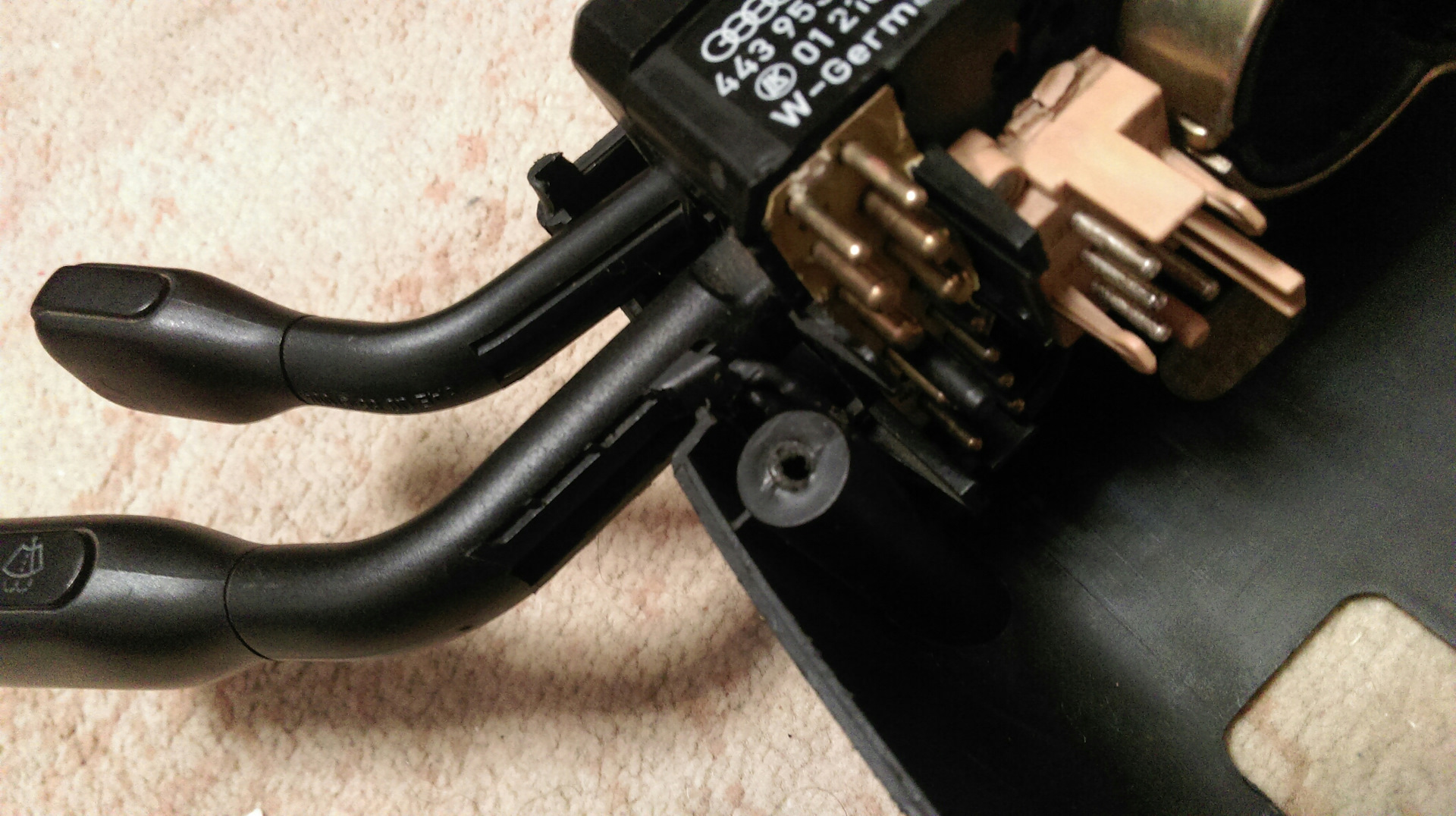 Про подрулевой переключатель — Audi 100 (C3), 2 л, 1988 года ...