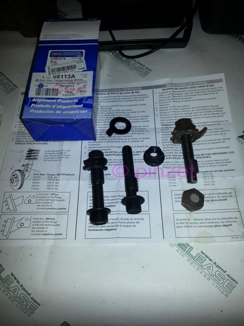 K90474 Болт сход-развала MOOG | Запчасти на DRIVE2