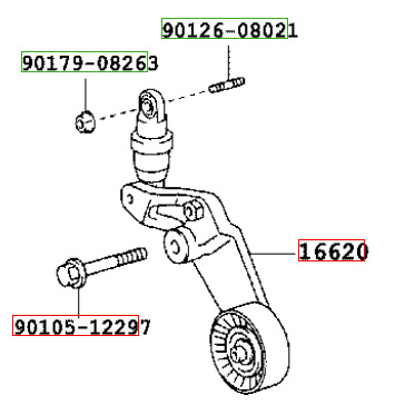 9010512297 Крепеж TOYOTA LEXUS | Запчасти на DRIVE2
