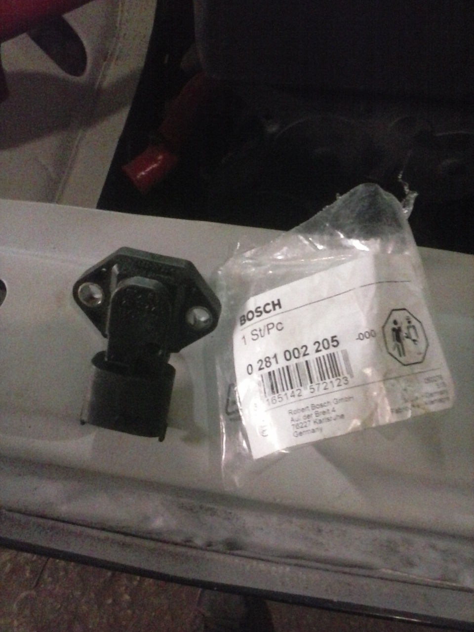 0281002205 Датчик давления наддува BOSCH | Запчасти на DRIVE2