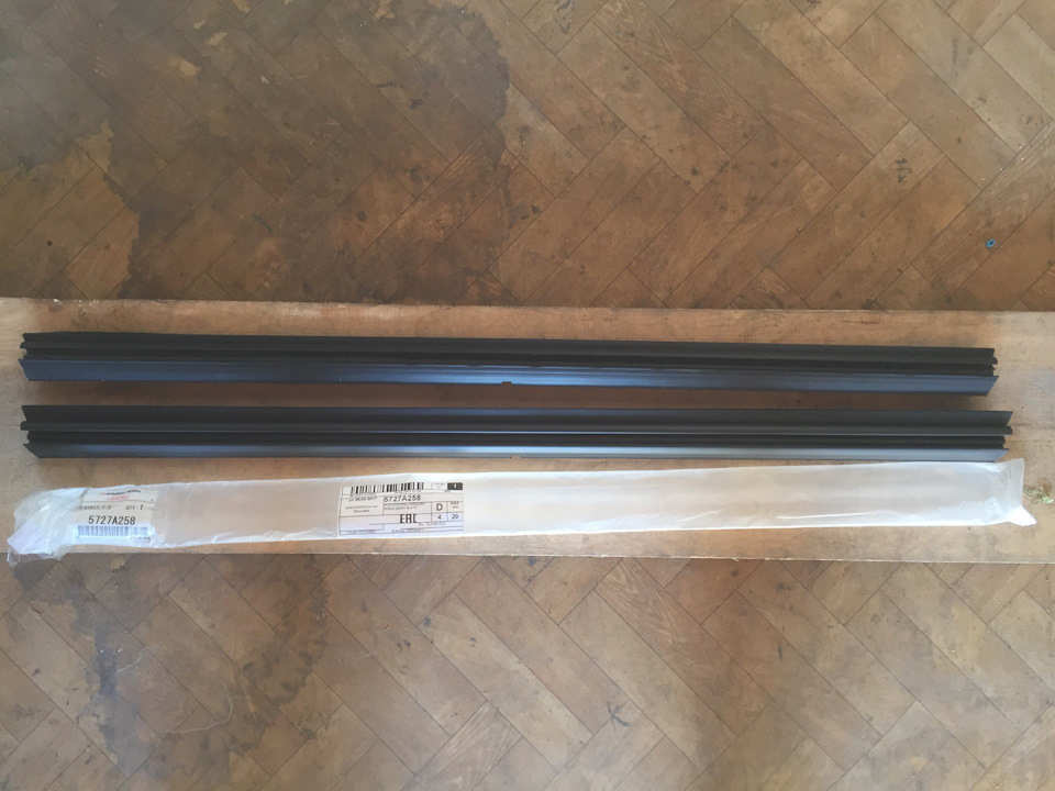 5727A258 УПЛОТНИТЕЛЬ ПЕРЕДНЕЙ ЛЕВОЙ ДВЕРИ ВНУТР. Mitsubishi | Запчасти ...