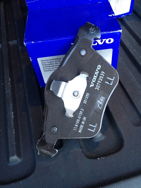 30793539 Колодки тормозные дисковые комплект Volvo | Запчасти на DRIVE2