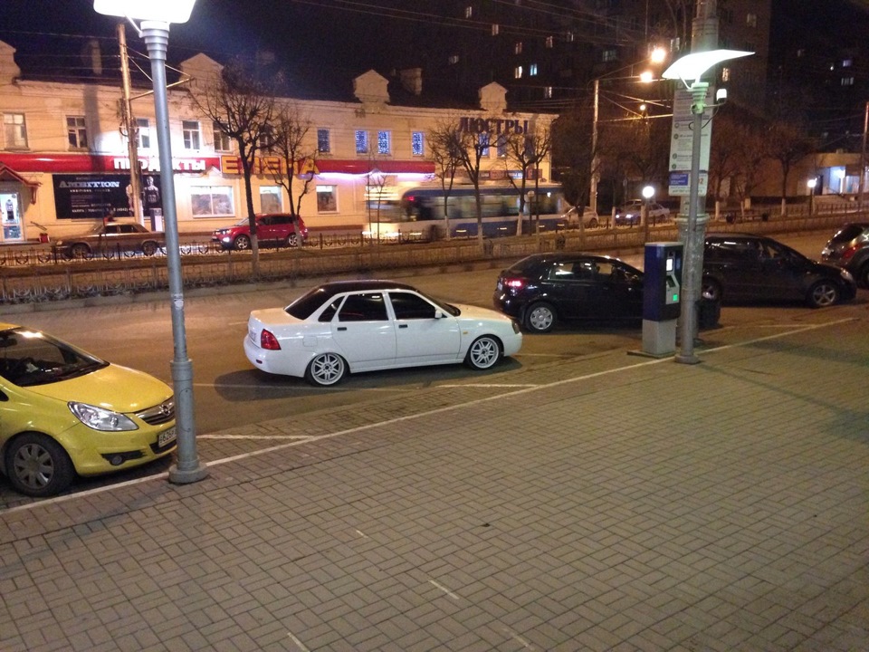 Медленно катимся… — Lada Приора седан, 0,5 л, 2009 года | просто так ...