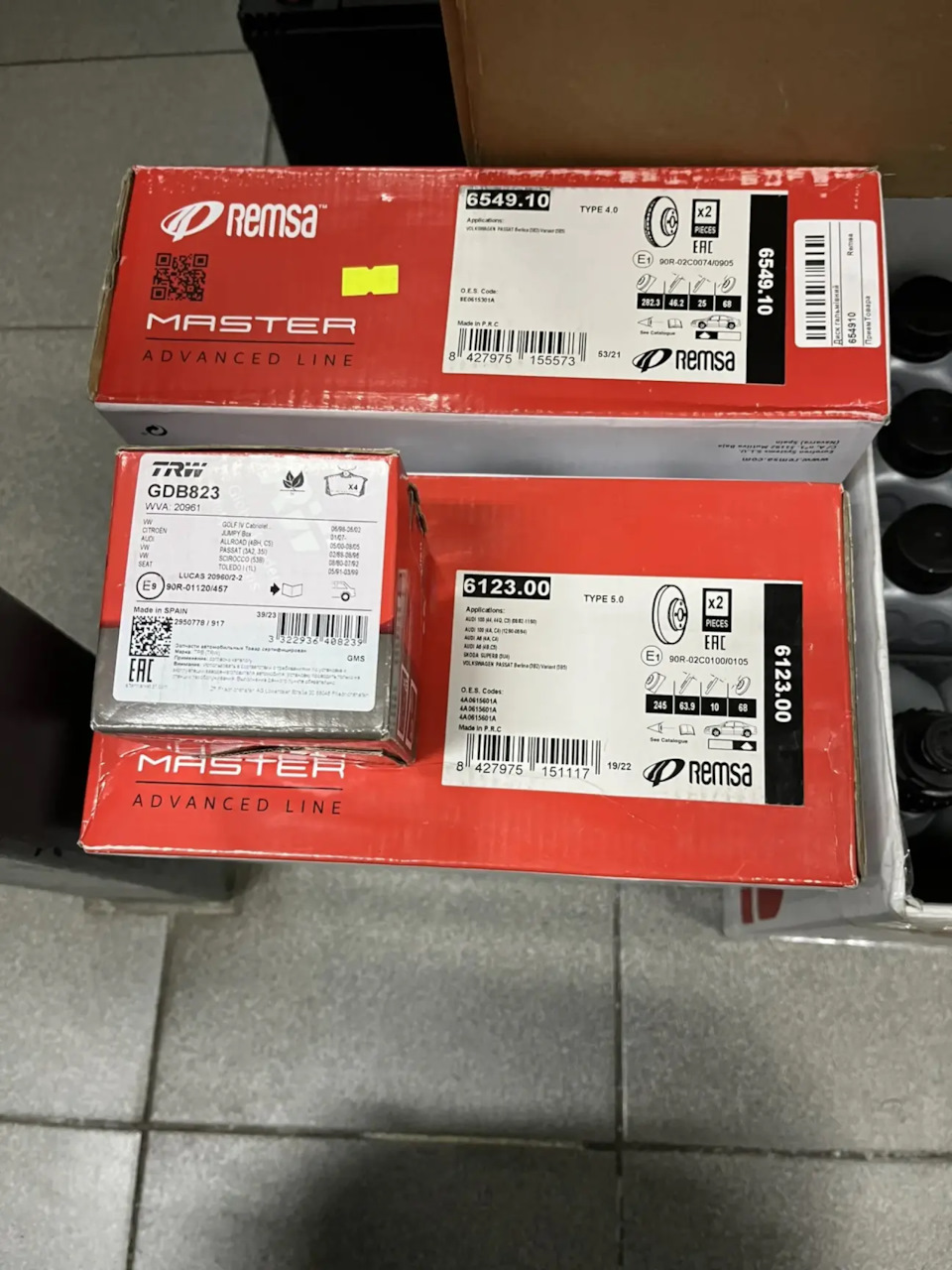 ТО тормозной системы и передний λ-зонд — Volkswagen Passat Variant (B5 ...