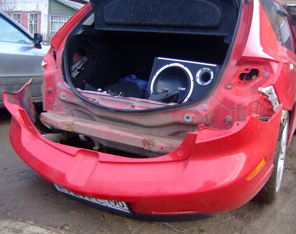 Задние катафоты — Mazda 3 (1G) BK, 2 л, 2006 года | тюнинг | DRIVE2