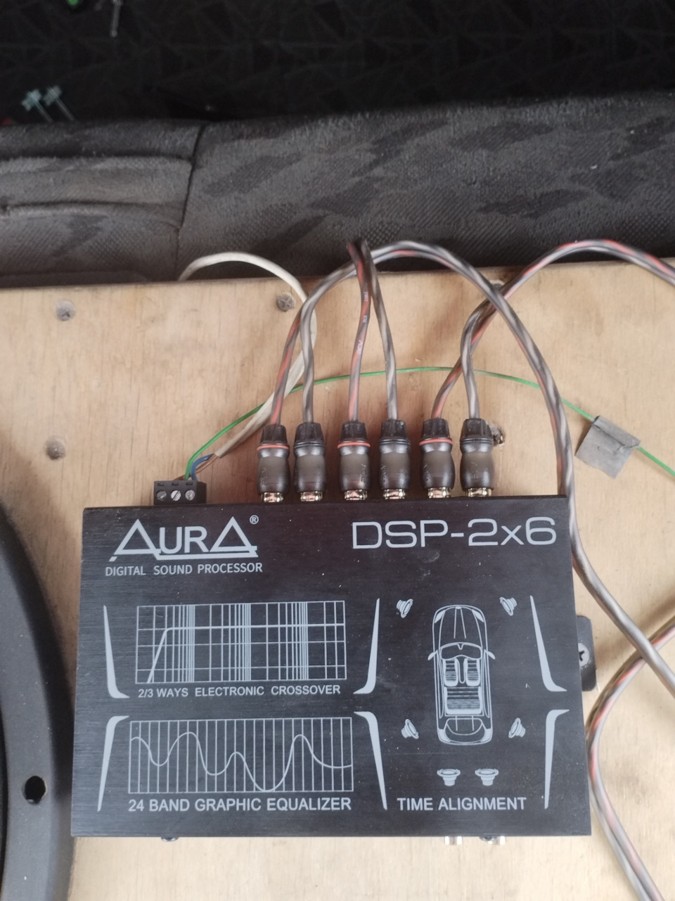 Немного автозвука ч.7 (установка аудиопроцессора Aura dsp 2x6) — Lada 21093, 1,5 л, 1999 года ...