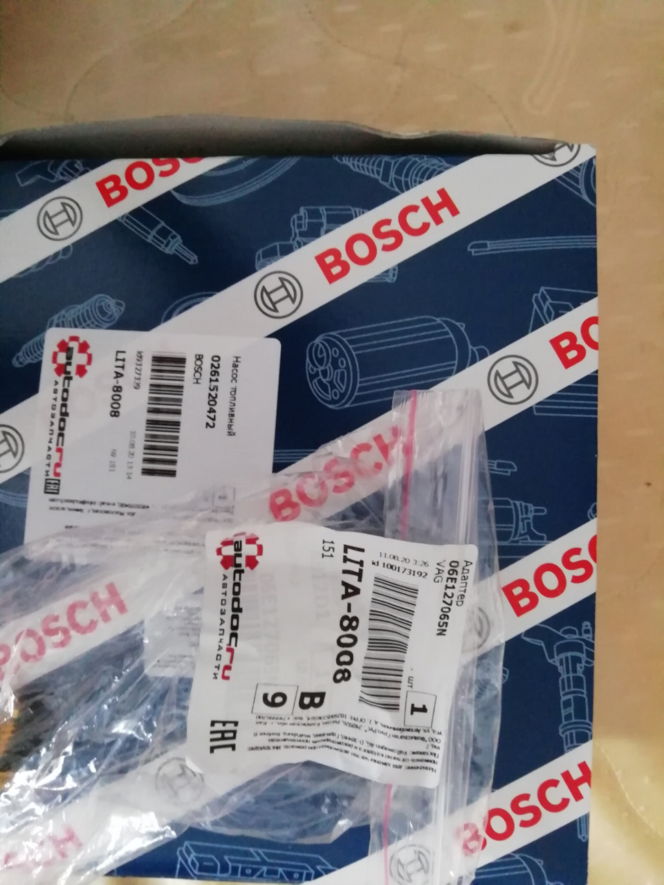 Замена тнвд. — Volkswagen Passat B6, 1,8 л, 2009 года | своими руками ...