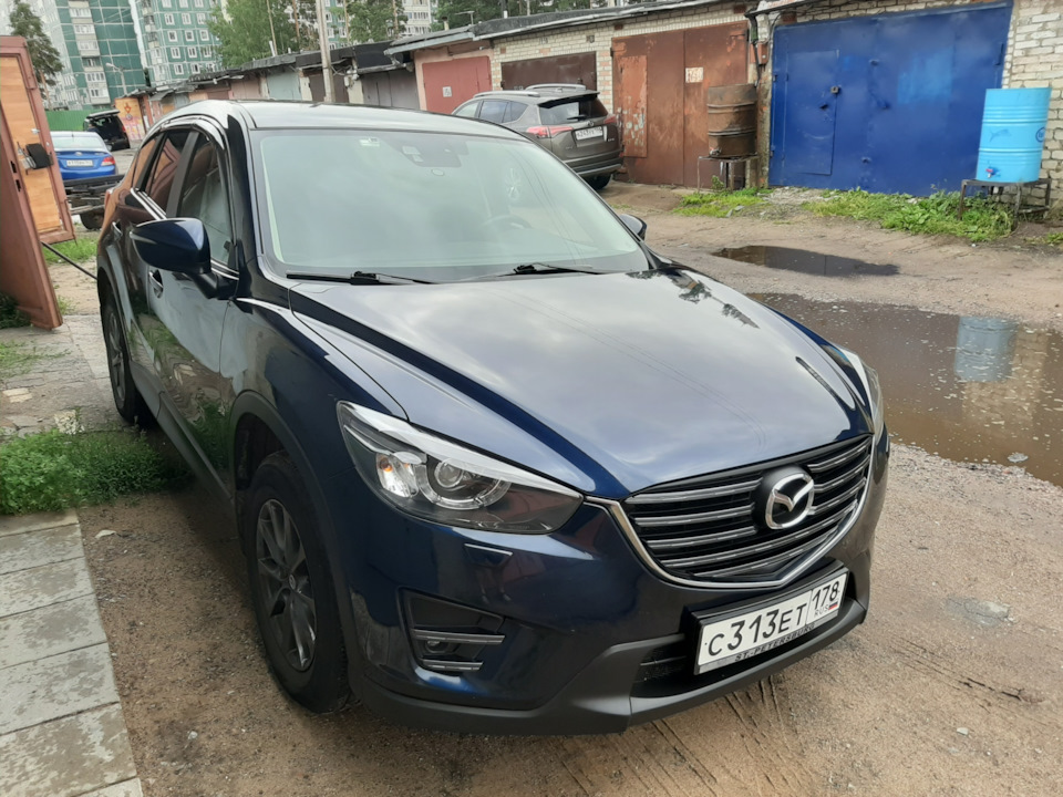 Сам себе детейлинг/чернитель пластика/работа жидкого стекла — Mazda CX ...