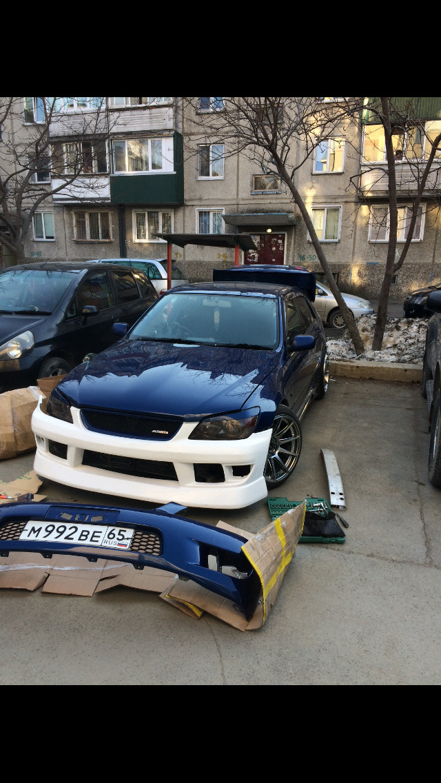 Пришёл обвес bn-sport от kfdtuningshop — Toyota Altezza, 2 л, 1999 года ...