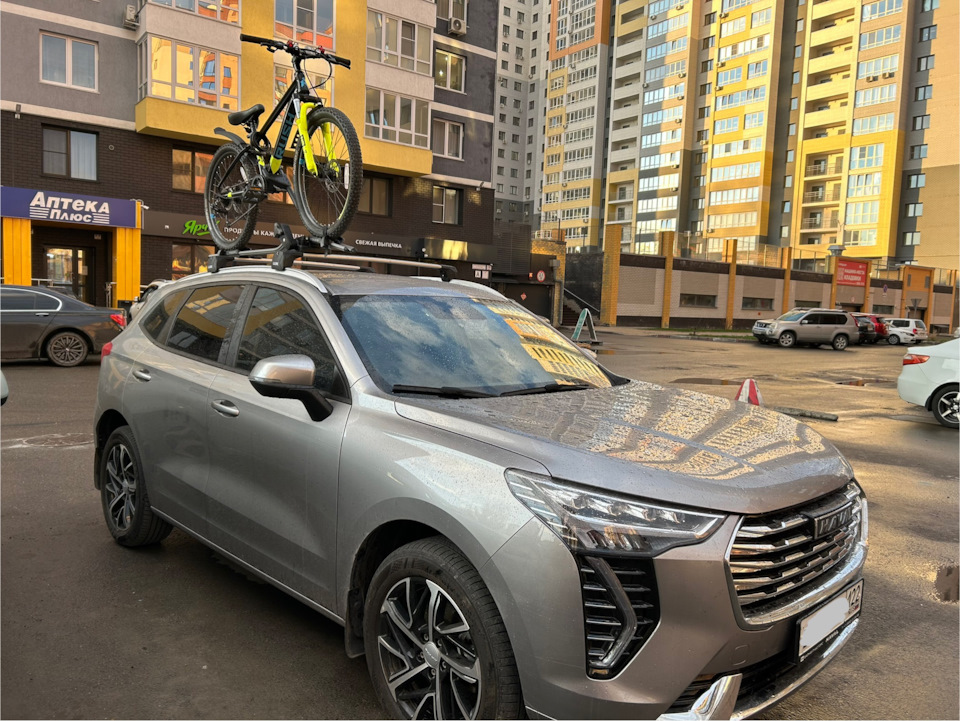 Велокрепление на крышу THULE ProRide 598 — Haval Jolion, 1,5 л, 2023 ...