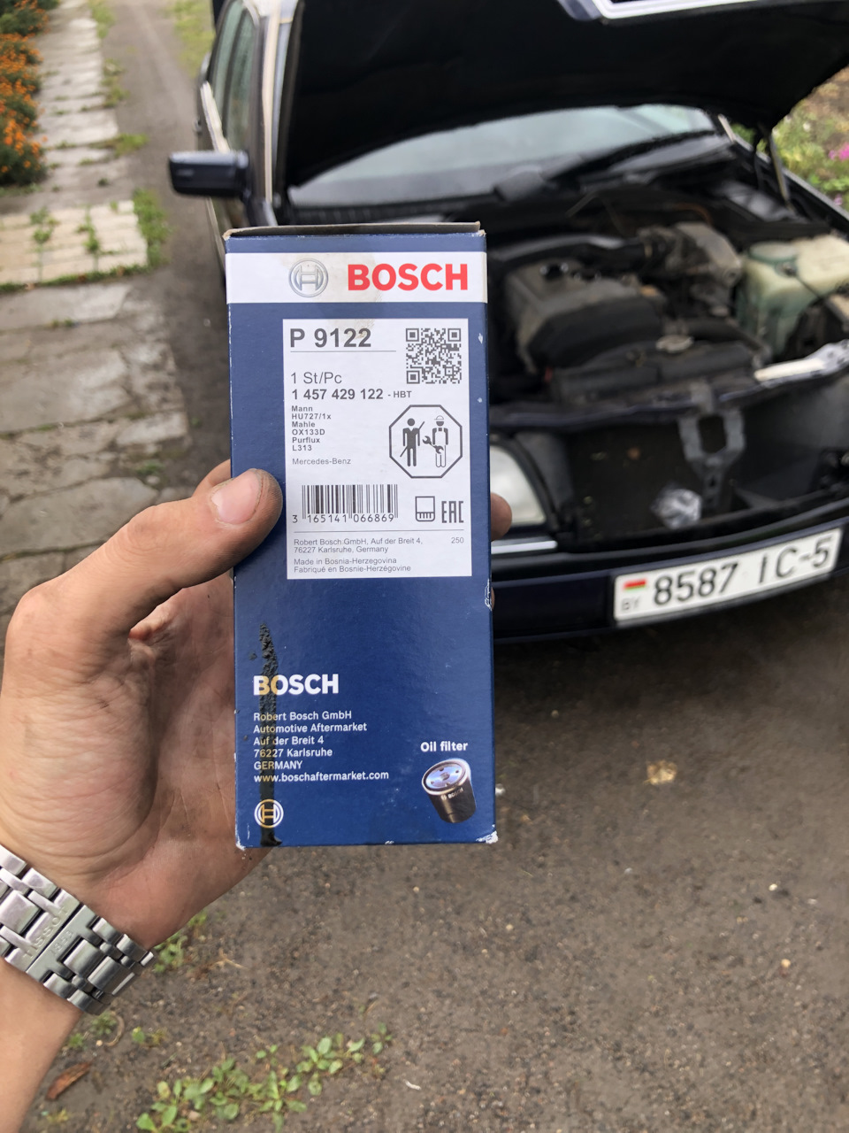 Замена масла🙂 — Mercedes-Benz C-Class (W202), 1,8 л, 1996 года ...