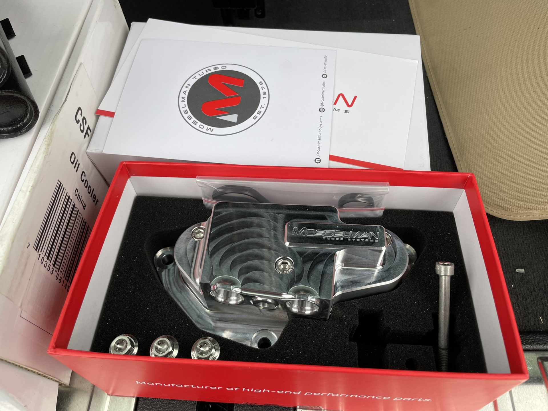 Маслокулер CFS Race Spec N55 + термостат MSL — BMW X3 (F25), 3 л, 2010 ...