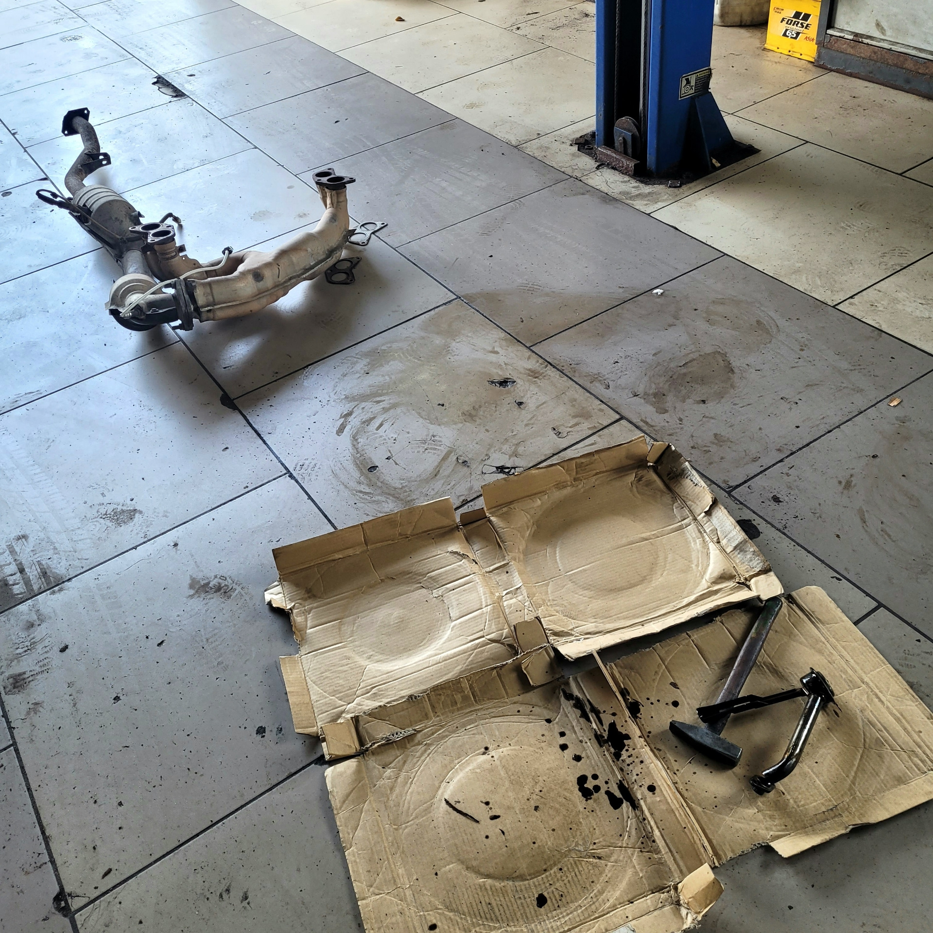 Переклейка поддона ДВС — Subaru Outback (BP), 2,5 л., 2006 года | визит ...